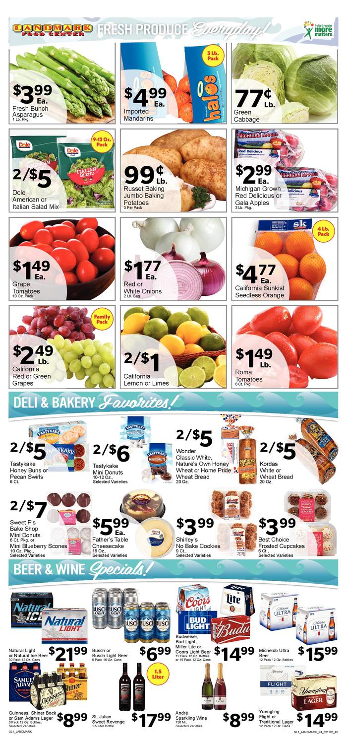 Landmark Food Center | Ad Specials